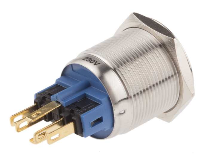 RS PRO | RS PRO Illuminated Push Button Switch, Latching, Panel Mount ...