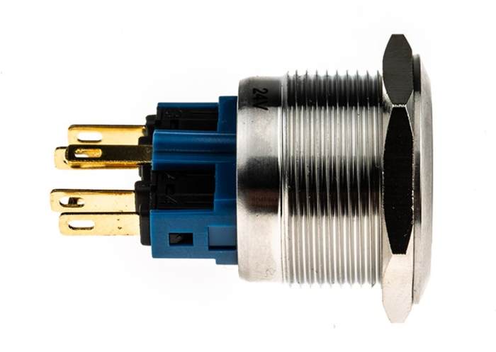 RS PRO | RS PRO Illuminated Push Button Switch, Momentary, Panel Mount ...