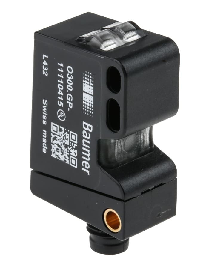 O300.GP-GW1B.72N Baumer | Baumer Diffuse Photoelectric Sensor, Block ...
