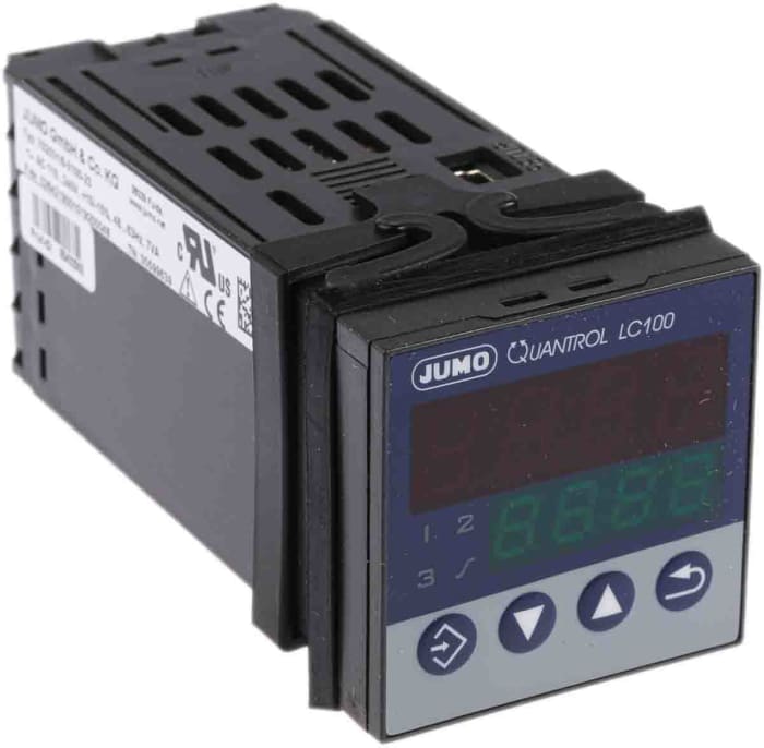 702031/8-3100-23 Jumo | Jumo QUANTROL PID Temperature Controller, 48 x 48mm 1 (Analogue), 1 ...