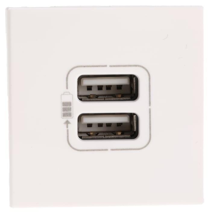 5 720 78 Legrand | Legrand Arteor White 1 Gang USB Socket, 2.4A, Indoor ...