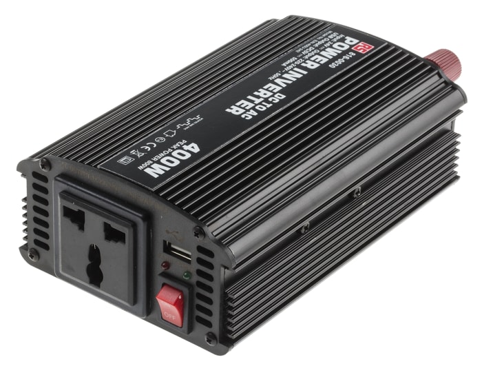 RS PRO | RS PRO Modified Sine Wave 400W Power Inverter, 24V dc Input, 230V ac Output | 816-0030 | RS