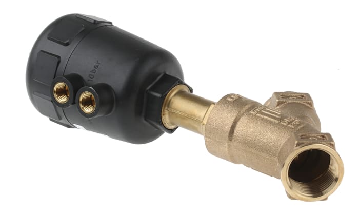 178860 Burkert | Burkert Angle type Pneumatic Actuated Valve, G 1in, 16 ...