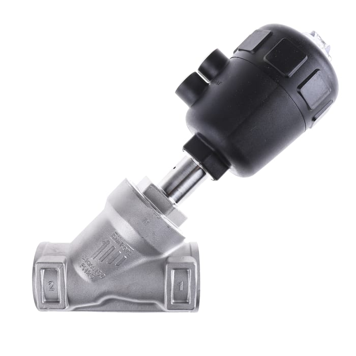 178895 Burkert | Burkert Angle type Pneumatic Actuated Valve, 16 bar 1. ...