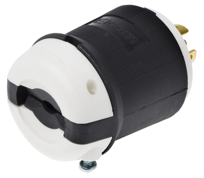RS PRO | RS PRO USA Mains Plug, 20A Black, Cable Mount Quick Connect ...