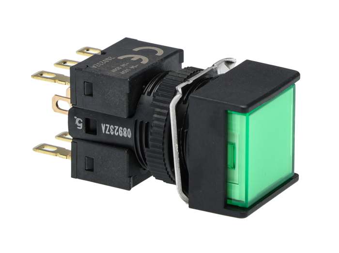 A165L-AGA-24D-2 Omron | Omron A16 Series Illuminated Push Button, Panel ...