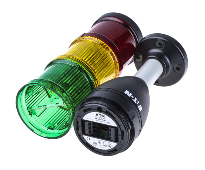 171425 SL7-100-L-RYG-24LED Eaton | Eaton Red/Yellow/Green Signal Tower ...