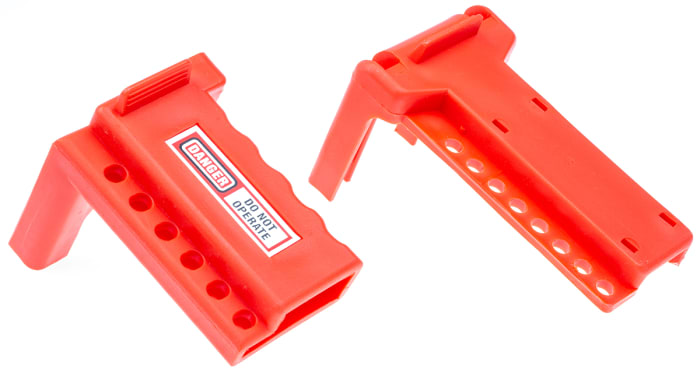 RS PRO | RS PRO Red 6-Lock Polyurethane Ball Valve Lockout, 7.5mm ...
