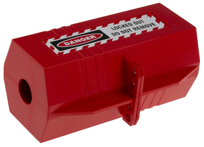 RS PRO | RS PRO Red 4-Lock Lockout ABS Plug Lockout, 7.5 mm | 818-8057 | RS