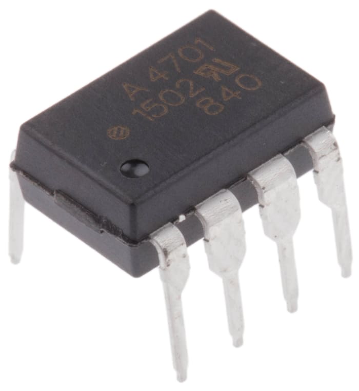 HCPL-4701-000E Broadcom | Broadcom, HCPL-4701-000E AC/DC Input, Input Open Collector Output ...