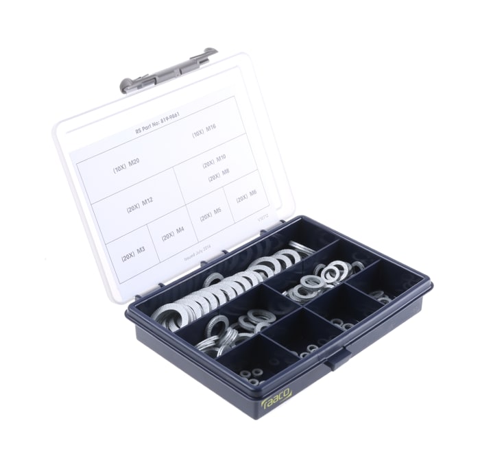 HLSKIT Heico | Heico Steel Wedge Lock Washer Kit | 819-9861 | RS Components