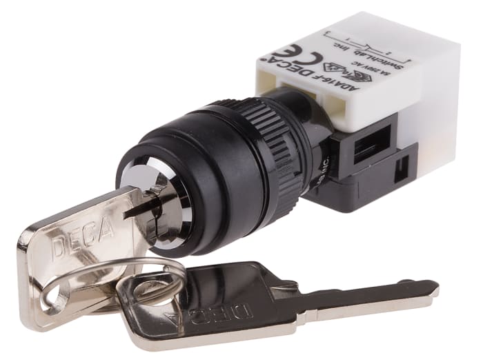 RS PRO | RS PRO IP65 Key Switch, SPDT 2-Way | 820-0488 | RS