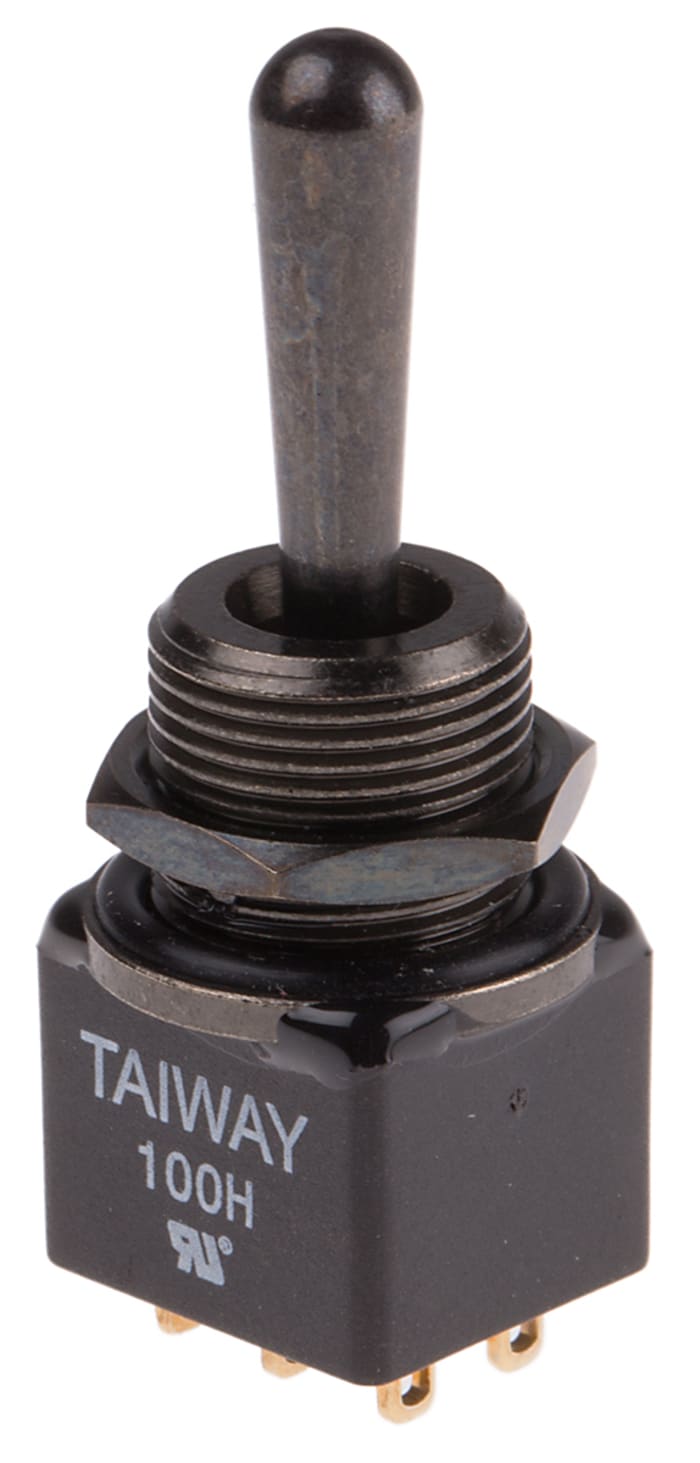 RS PRO | RS PRO Toggle Switch, PCB Mount, (On)-On-(On), DPDT, Solder ...