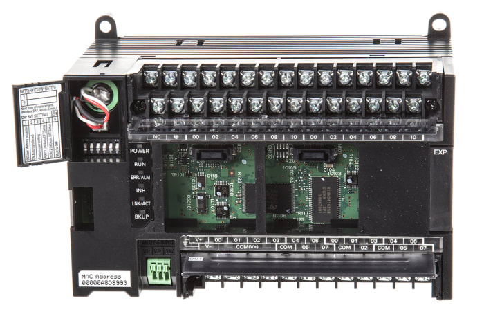 CP1L-EM40DT1-D Omron | Omron CP1L-EM PLC CPU - 24 Inputs, 16 Outputs, PNP, For Use With CP ...