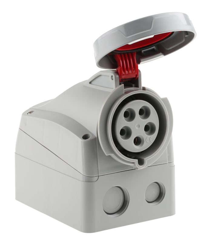 5 554 59 Legrand | Legrand, P17 Tempra Pro IP66, IP67 Red Wall Mount 3P ...