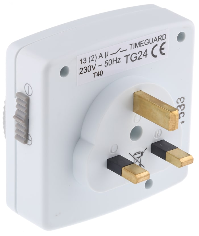 TG24 Timeguard | Timeguard Timer Switch 230 V ac | 821-5058 | RS