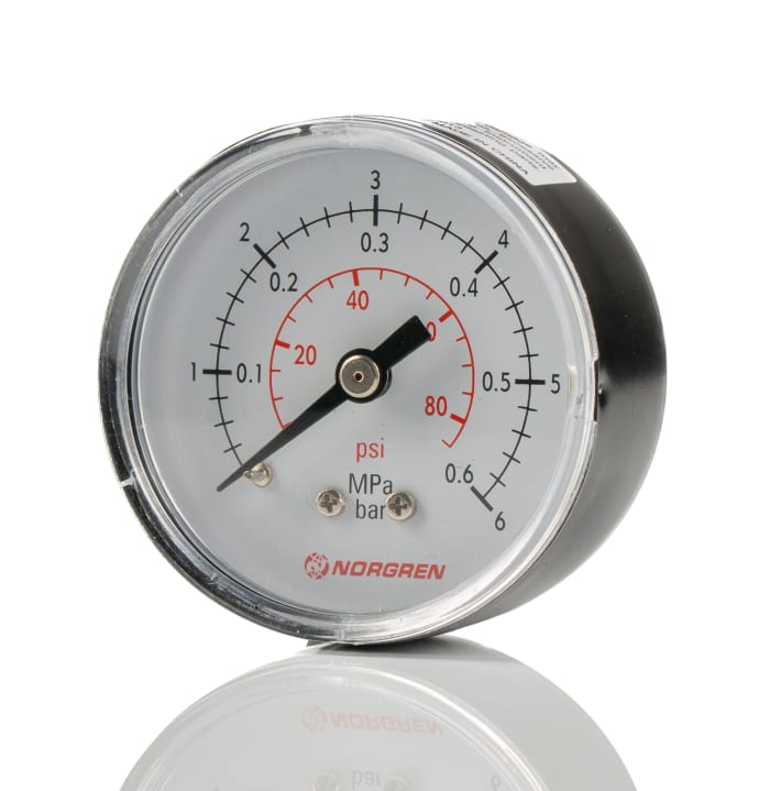 18-013-012 Norgren | Norgren Pressure Gauge 6 bar | 822-4011 | RS