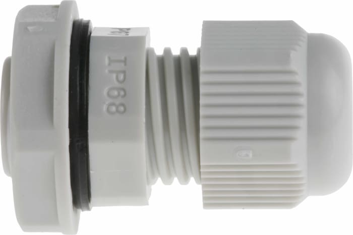 RS PRO | RS PRO Grey Nylon Cable Gland, PG7 Thread, 3.5mm min., 6mm max ...