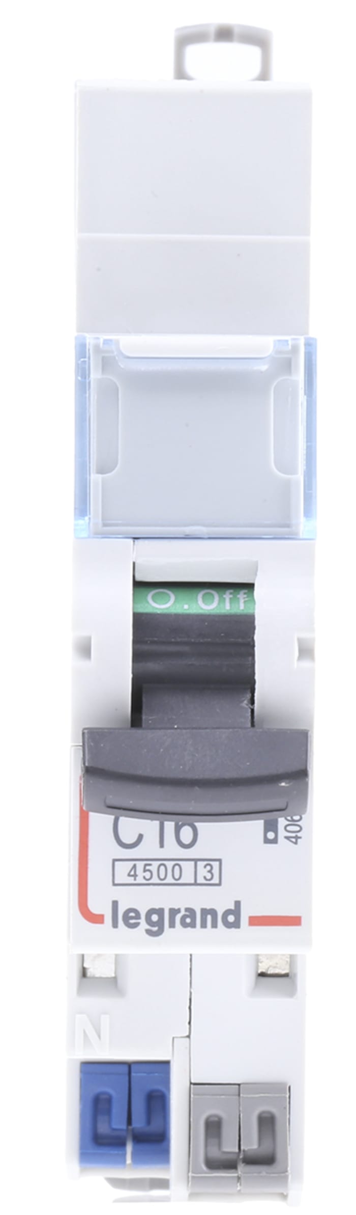 4 067 83 Legrand | Legrand DX Range DNX3 MCB, 1P, 16A Curve C, 250V AC, 12V DC, 4.5 kA Breaking ...