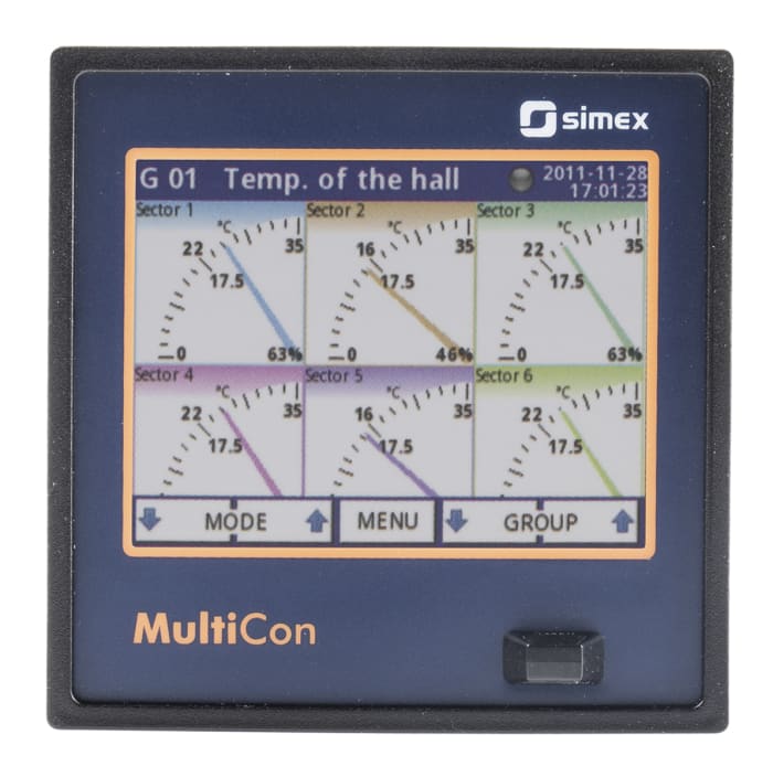 SX-CMC99-04F0-RS Simex | Registrador de tiempos de operaciones Simex SX-CMC99-04F0-RS, 4 ...