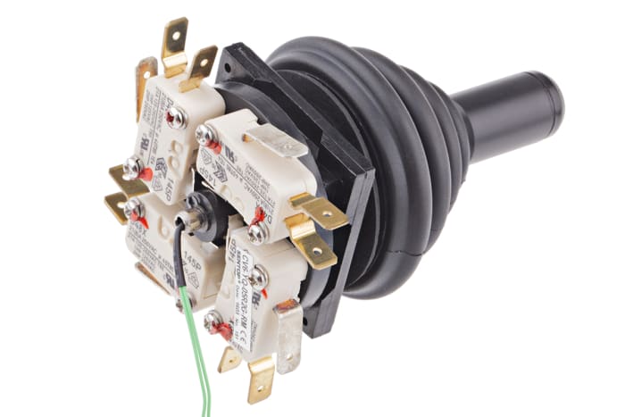 RS PRO | RS PRO 2-Axis Joystick Switch Knob, Spring Return, IP65 250V ...