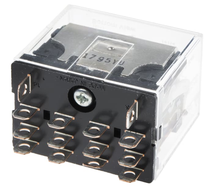 LY4-D 24VDC Omron | Omron Plug In Power Relay, 24V dc Coil, 10A ...