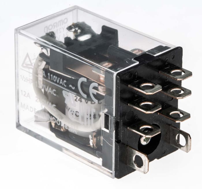 LY2N DC24 Omron | Omron Plug In Power Relay, 24V dc Coil, 10A Switching ...