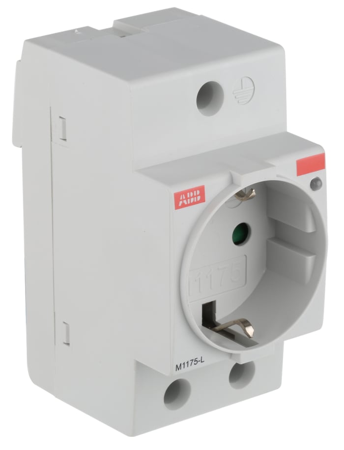 2CSM212000R0721 M1175-L ABB | ABB M1175 White 1 Gang Plug Socket, 16A ...