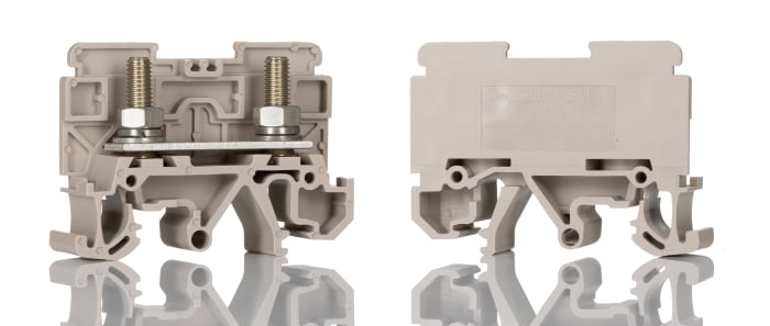 0448360000 Weidmüller | Weidmuller ST 5 Series Dark Beige DIN Rail ...