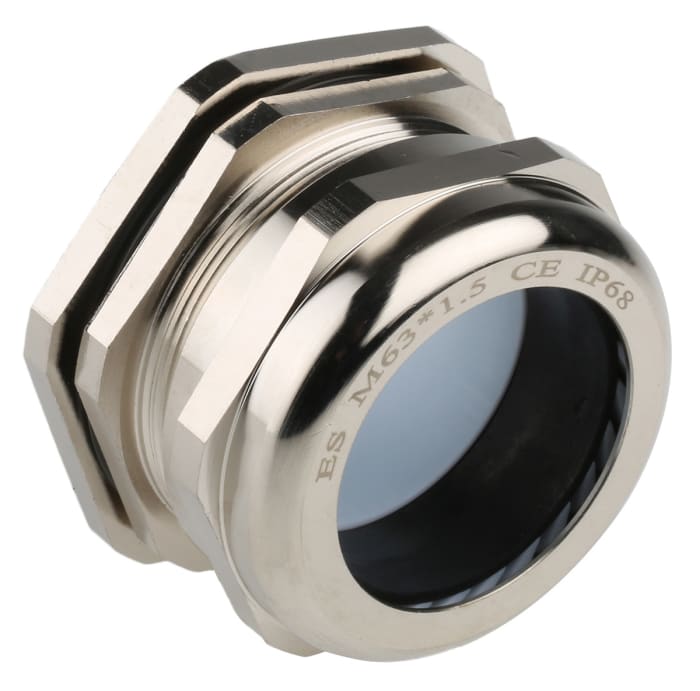 RS PRO | RS PRO Metallic Nickel Plated Brass Cable Gland, M63 Thread ...