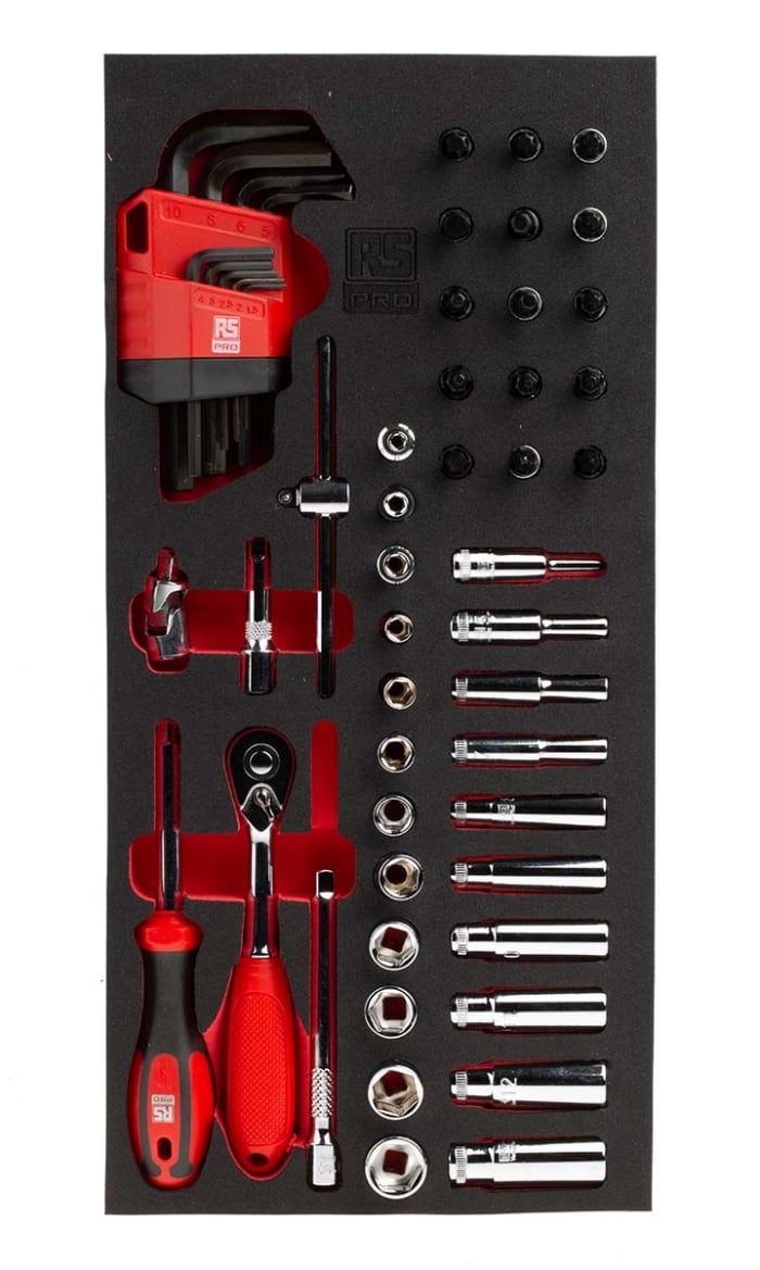 RS PRO | RS PRO 52-Piece Metric 1/4 in Deep Socket/Standard Socket ...