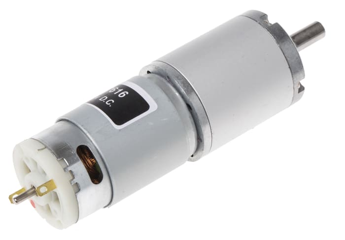 RS PRO | RS PRO Brushed Geared DC Geared Motor, 7 W, 12 V dc, 1.2 Nm, 8 ...