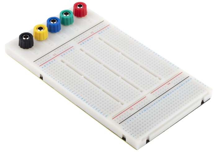 RS PRO | Breadboard Prototyping Solderless Breadboard 83 x 147 x 19mm ...