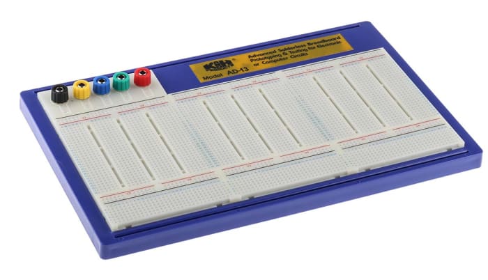 RS PRO | RS PRO Breadboard Prototyping Solderless Breadboard 24 mm 168 ...