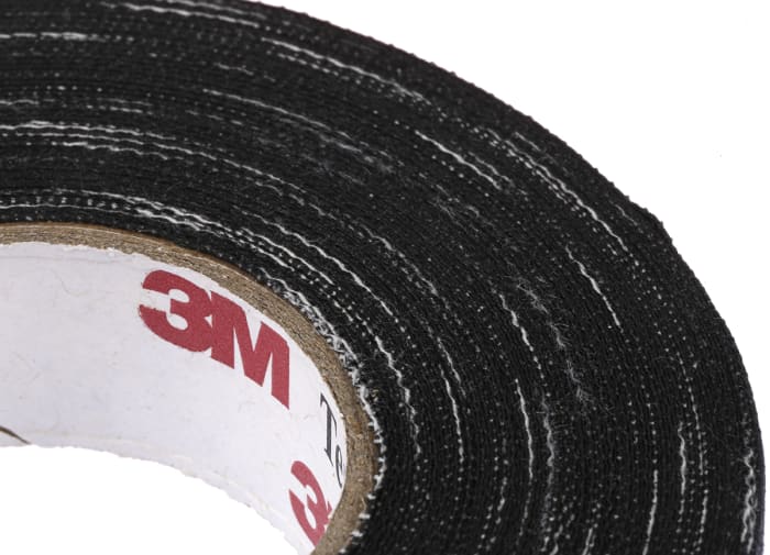 1755-3/4X60FT 3M | 3M Temflex 1755 Cloth Tape, 18m x 19.1mm, Black, Rubber Finish | 840-9026 | RS