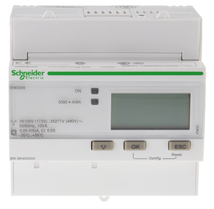 A9MEM3200 Schneider Electric | Schneider Electric Acti 9 iEM3000 LCD ... A9MEM3200 Schneider Electric | Schneider Electric Acti 9 iEM3000 LCD ...