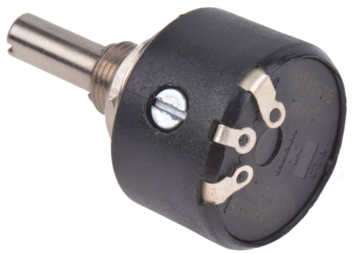 RS PRO | RS PRO 25Ω Rotary Potentiometer 1-Gang Panel Mount | 842-7068 | RS