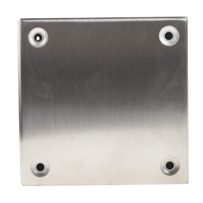 RS PRO | RS PRO Unpainted Stainless Steel Terminal Box, IP66, 175 x 175 ...