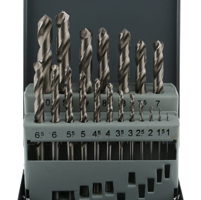 P-19906 Makita | Makita 19-Piece Twist Drill Bit Set for Metal, 10mm ...
