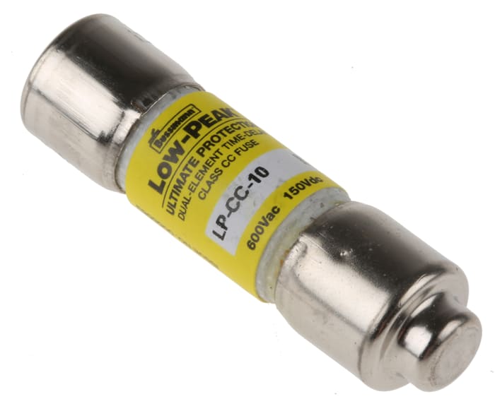 LP-CC-10 Eaton | Eaton 10A T Melamine Cartridge Fuse, 10 x 38mm | 848-4386 | RS Components