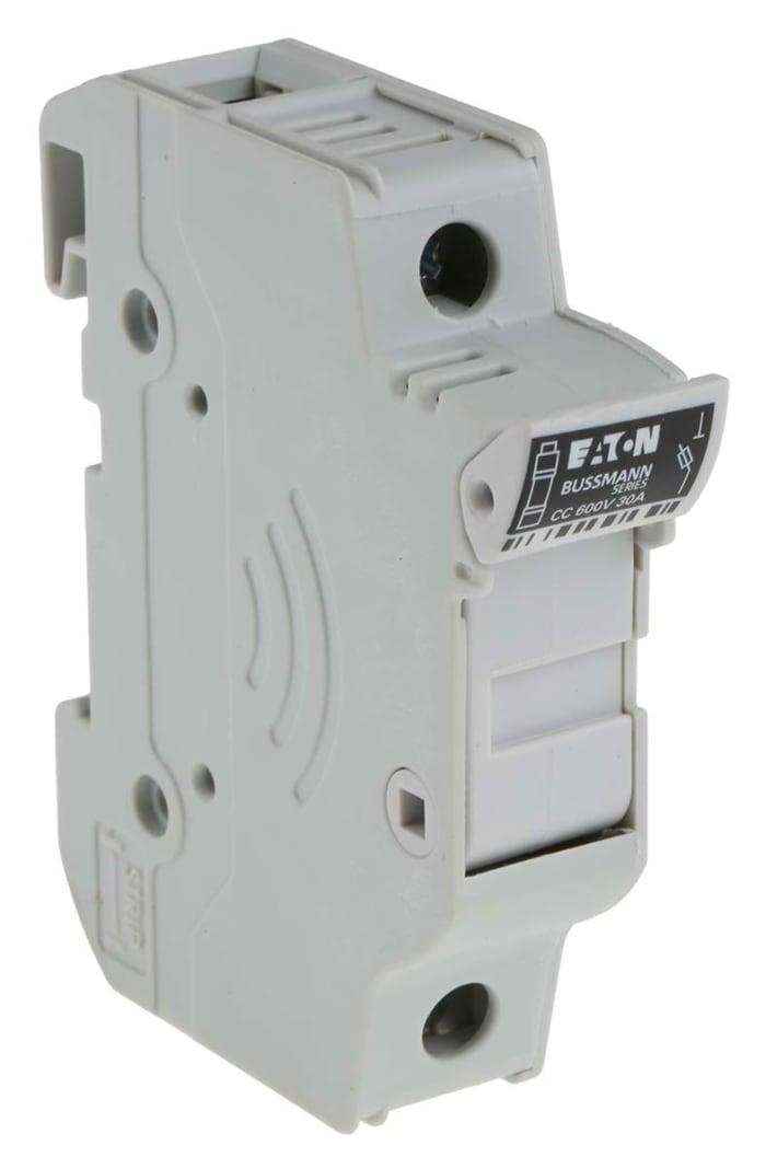 CHCC1DU Eaton | Eaton 30A Rail Mount Fuse Holder for 10 x 38mm Fuse, 1P ...