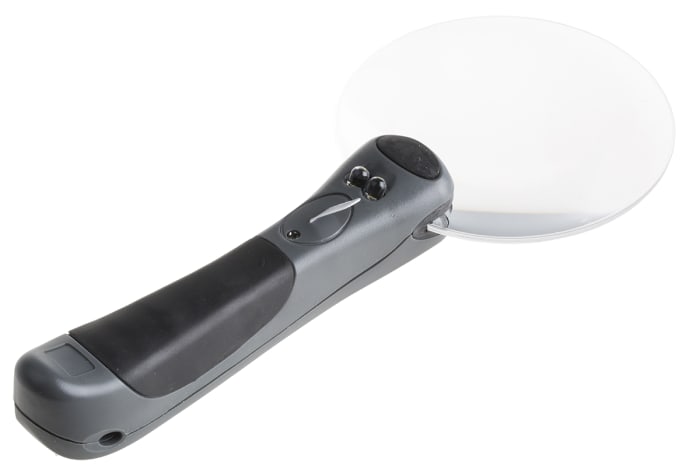 RS PRO | RS PRO Illuminated Magnifier, 2.5X x Magnification, 90mm ...