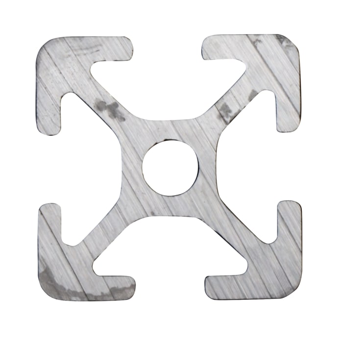 RS PRO | RS PRO Silver Aluminium Profile Strut, 20 x 20 mm, 5mm Groove ...