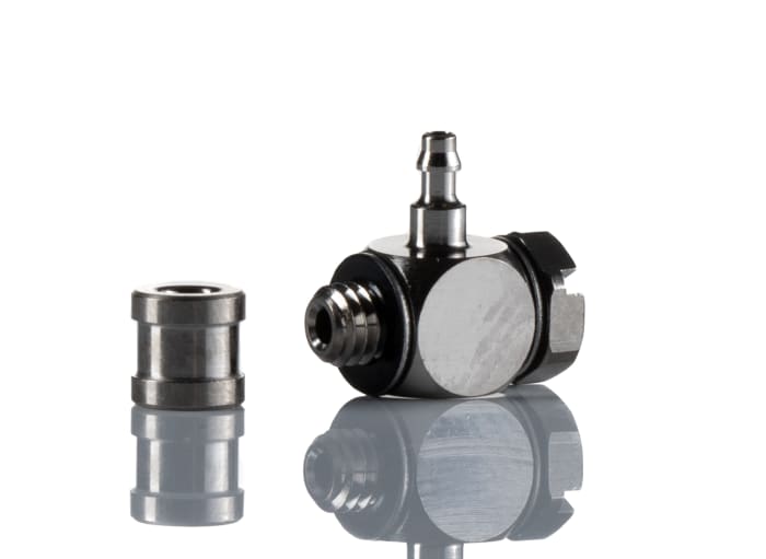 M-3ALU-2 SMC | SMC M Series Elbow Threaded Adaptor, M3 Male to Barbed 2 ...