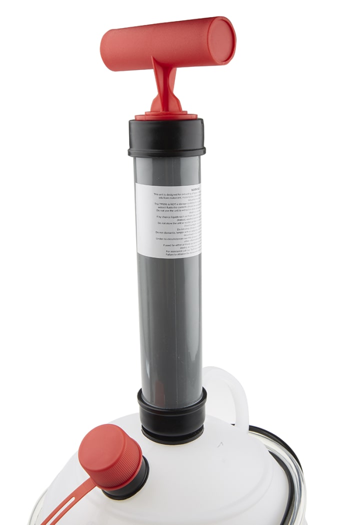 RS PRO | RS PRO Plastic Oil Extractor Vacuum Pump, 5.5L | 851-7506 | RS