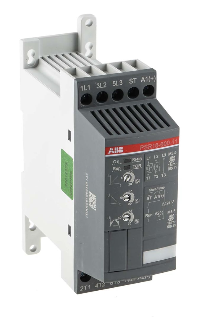 1SFA896107R1100 ABB | ABB Soft Starter, , 7.5 kW, 208 → 600 V ac, 3 ...