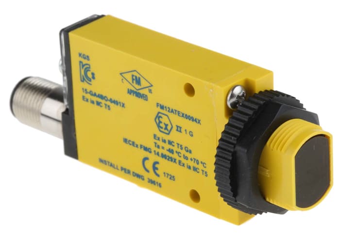 MIAD9LVAGQ Banner | Banner Retroreflective Photoelectric Sensor, Block ...