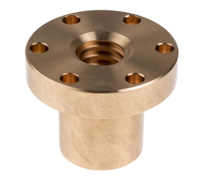 RS PRO | RS PRO Flanged Round Nut For Lead Screw, For Shaft Dia. 20mm ...