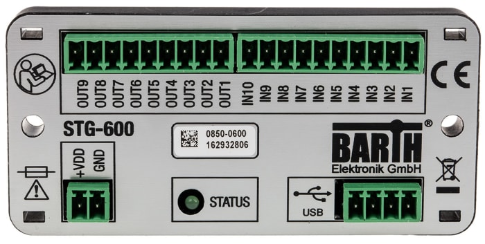 0850-0600 BARTH | BARTH lococube mini-PLC Series PLC I/O Module, PWM ...