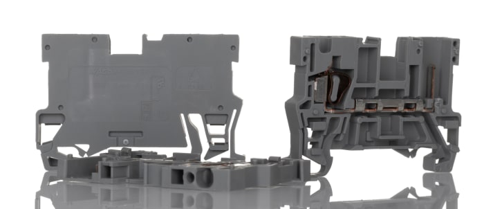 769-176 WAGO | WAGO 769-176 769 Series Grey, 4mm², Single-Level, Cage ...